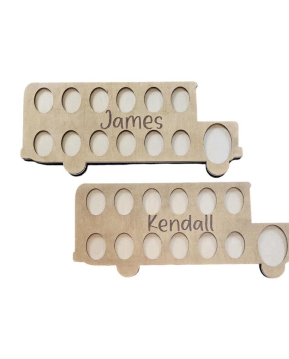 School Bus Photo Frame K-12 – Aspen Woods & Company